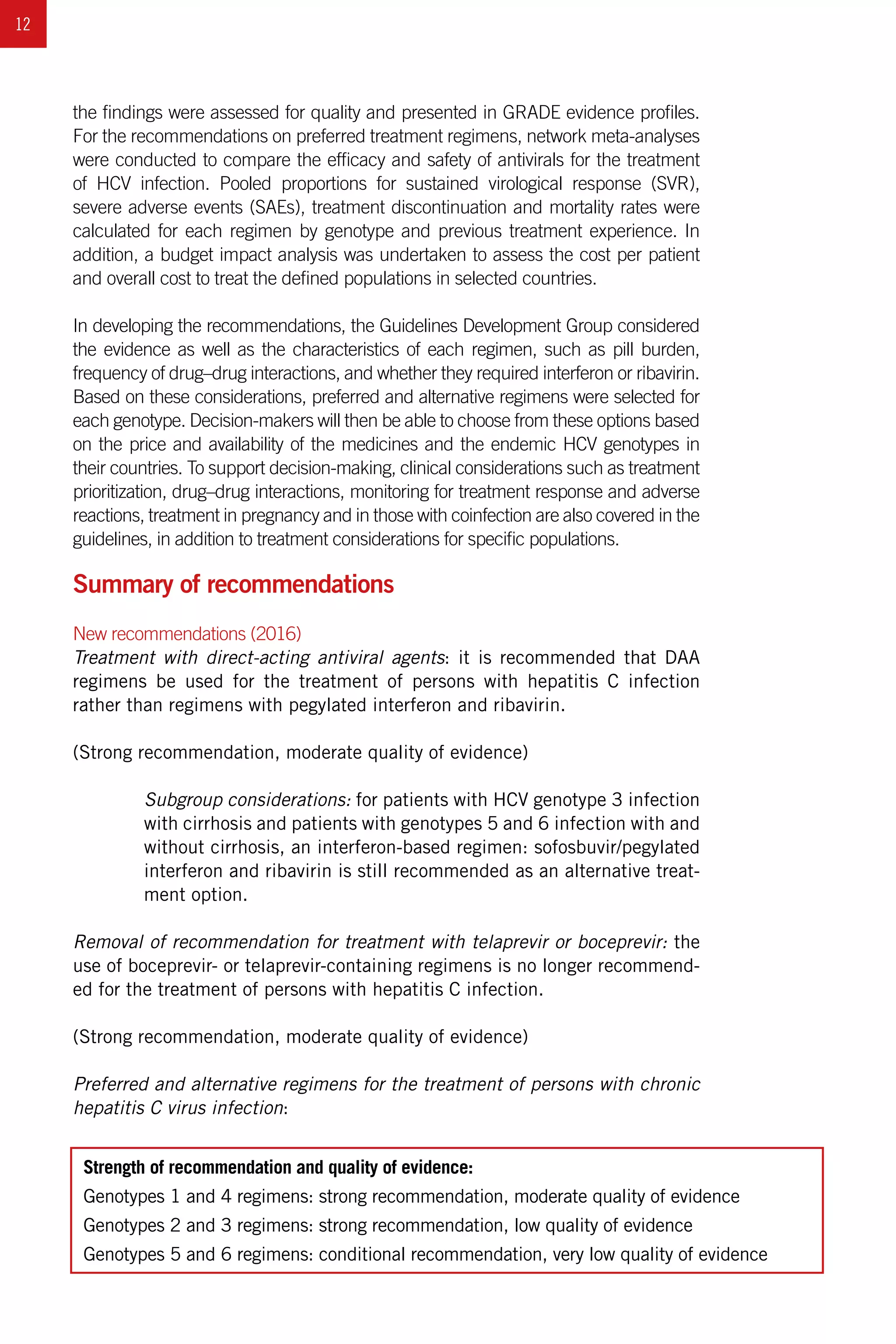 Who.hcv treatment guidelines 2016 | PDF