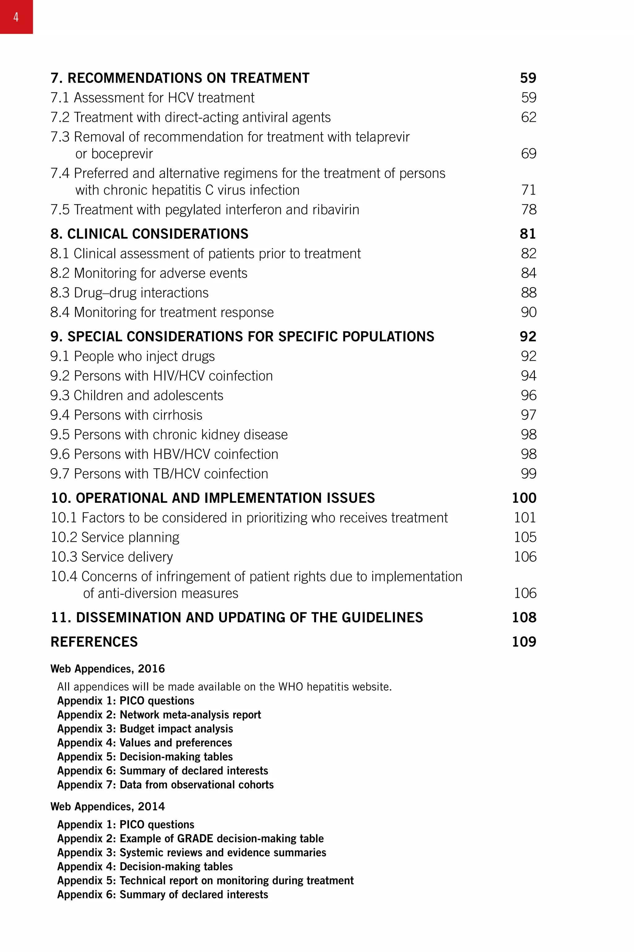 Who.hcv treatment guidelines 2016 | PDF