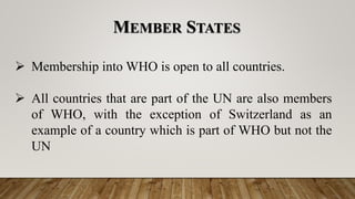 World Health Organization | PPTX