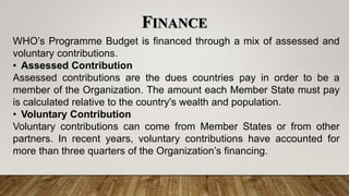 World Health Organization | PPTX