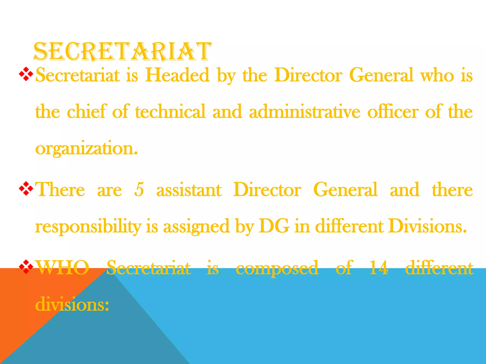 WORLD HEALTH ORGANIZATION ( WHO ) | PDF