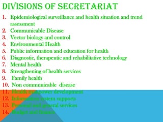 WORLD HEALTH ORGANIZATION ( WHO ) | PDF
