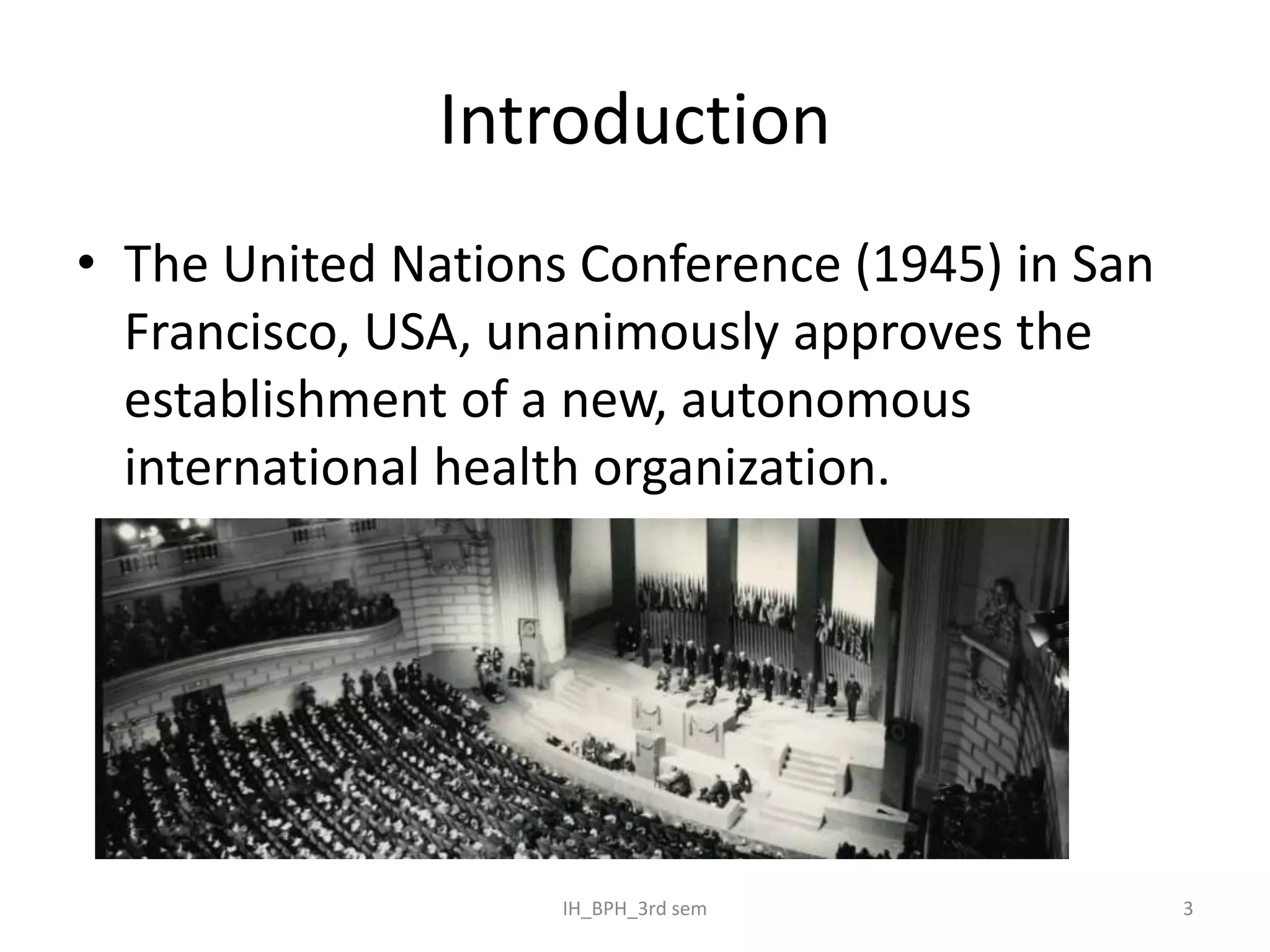 Introduction of WHO | PPTX