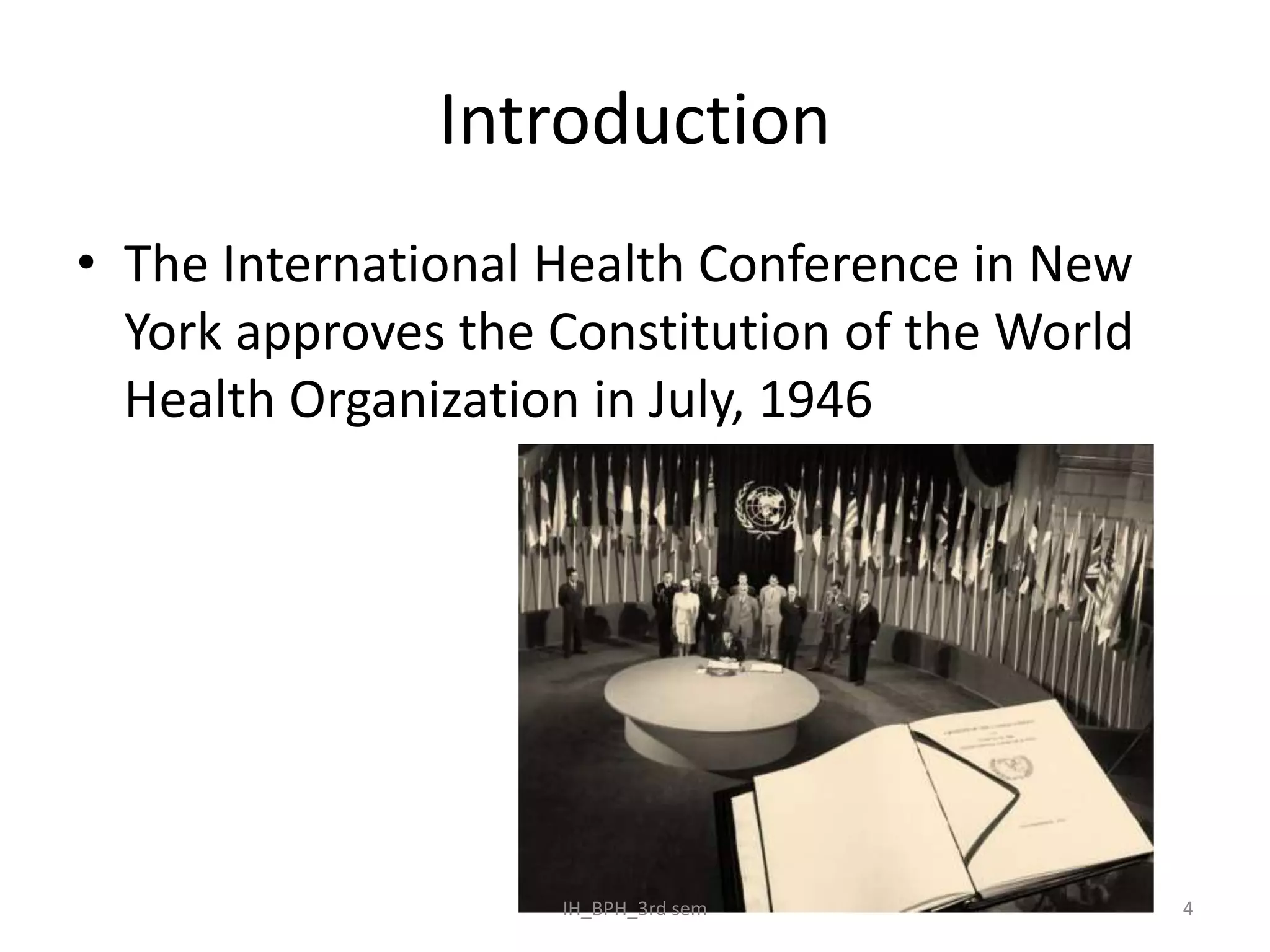 Introduction of WHO | PPTX
