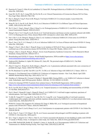 Informe de la OMS sobre transmisión del coronavirus | PDF