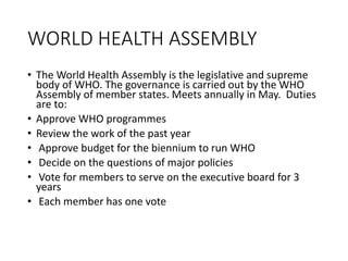 W.H.O | PPTX | Infectious Diseases | Diseases and Conditions