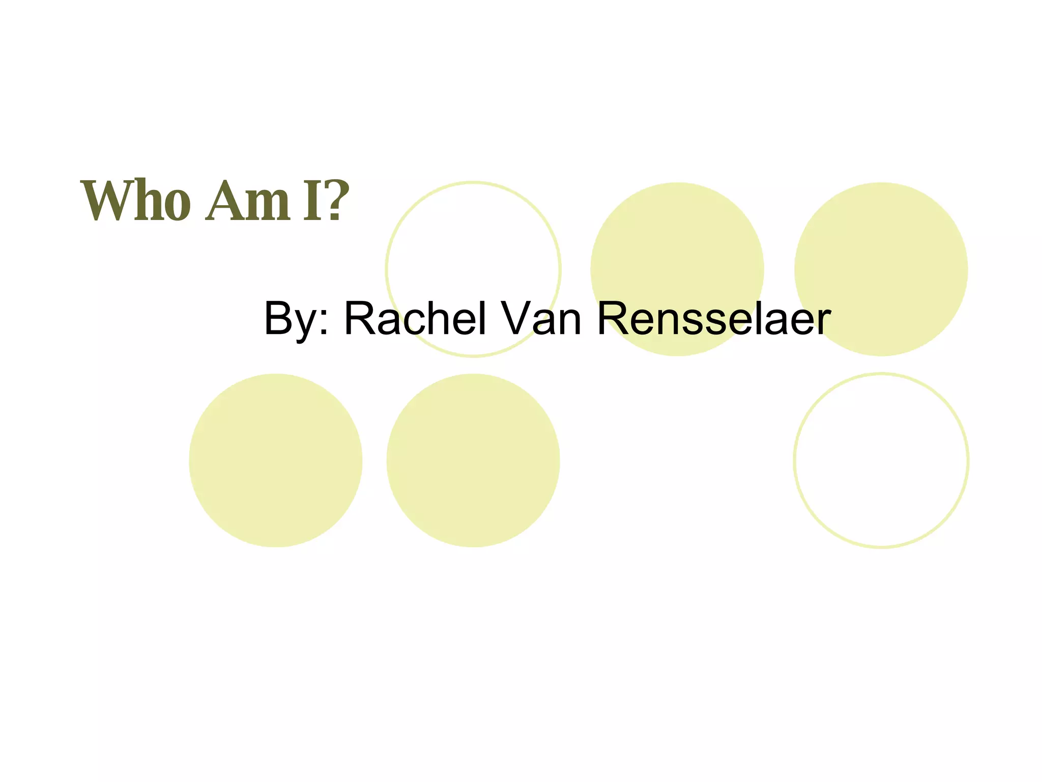 Who Am I | PPT