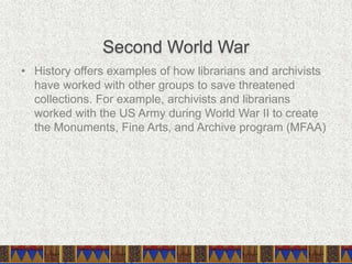 Who Can Save our Cultural Heritage in Time of War, Laila MOUSTAFA | PPT