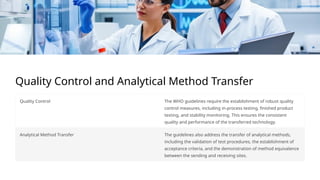 WHO Guidelines for Technology Transfer (TT) on Slide Share by Raj Kumar ...