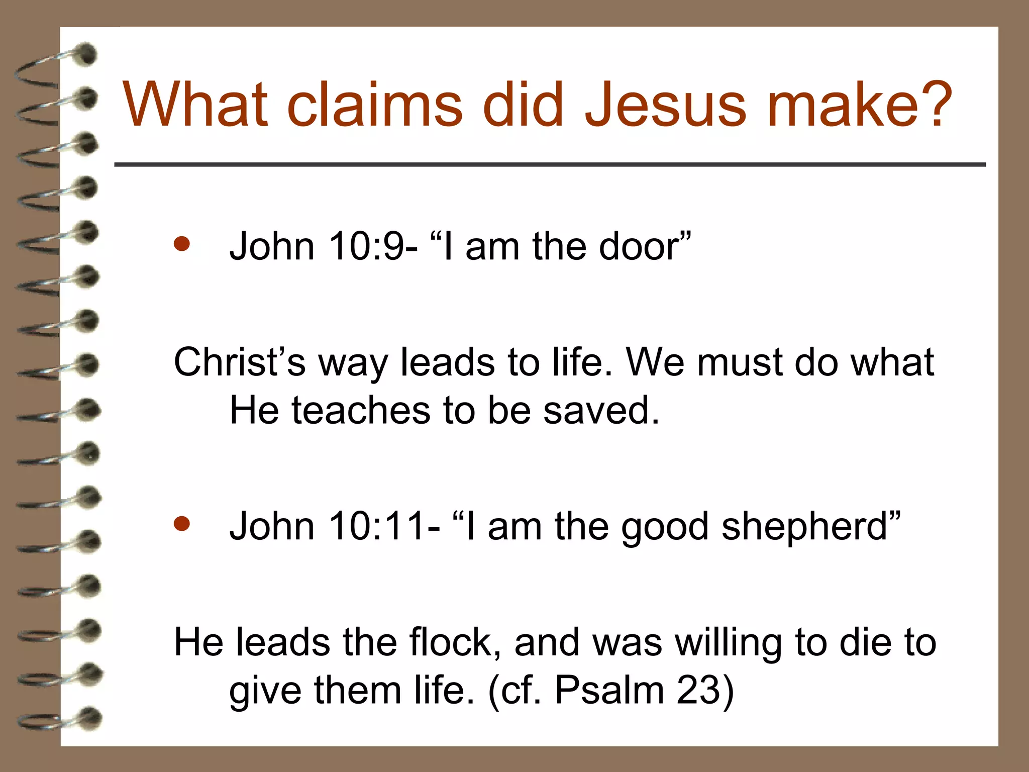 Who Is Jesus Christ | PPT