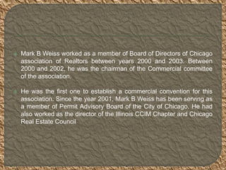 Who is mark b weiss | PPT