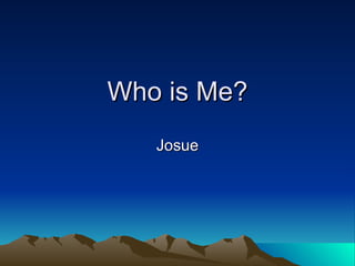 Who is Me? | PPT