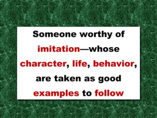 Who Is Role Model.Rev