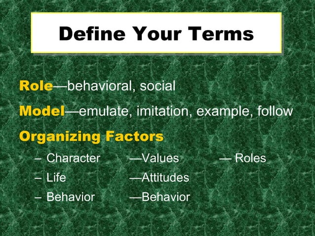 Who Is Role Model.Rev