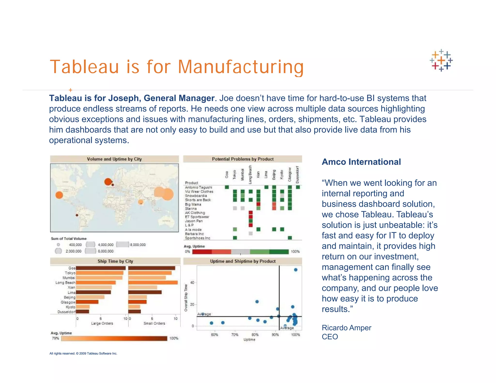 Who Is Tableau Software For? | PPT