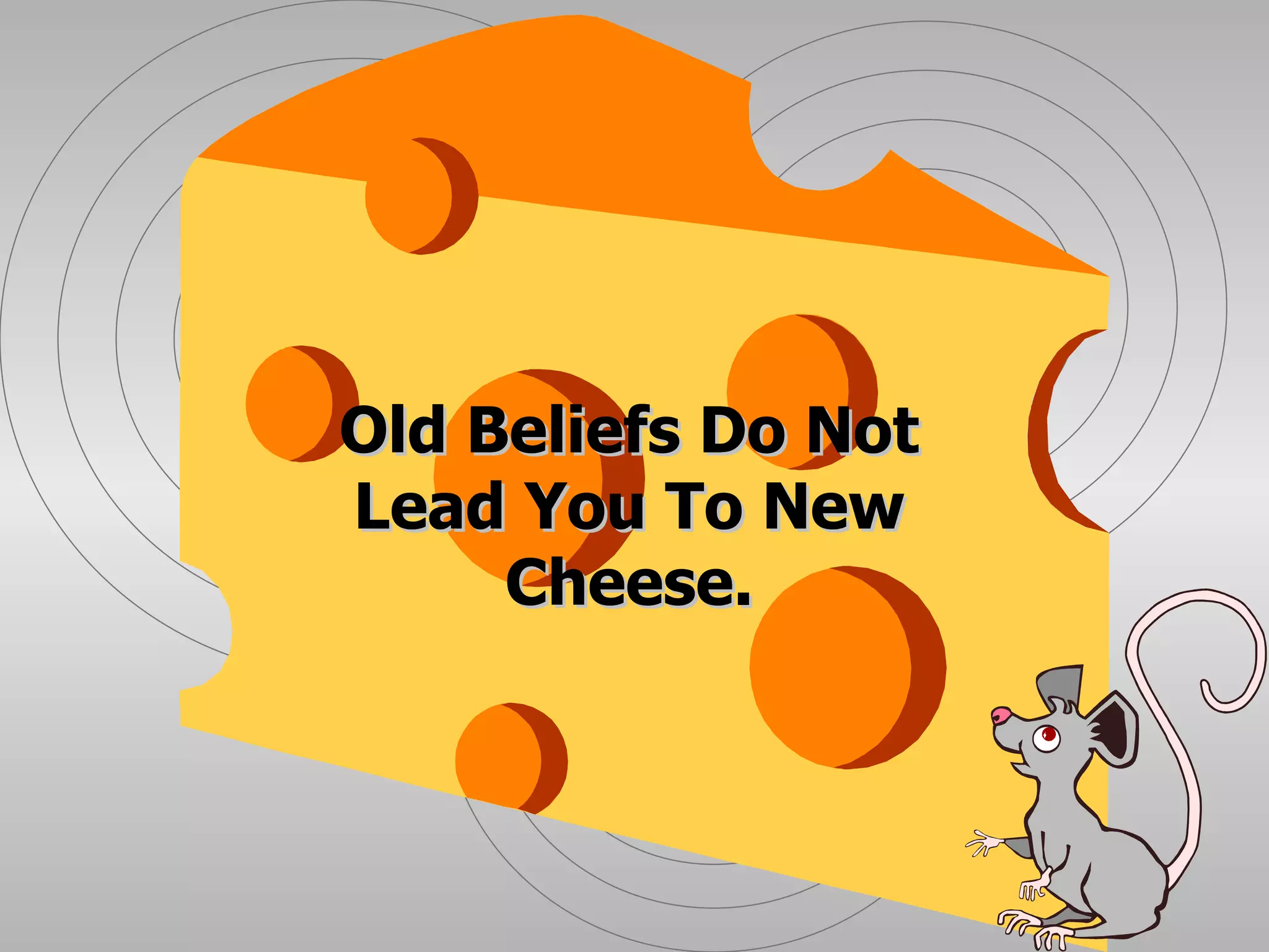 Who moved my cheese | PPS