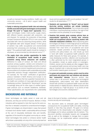 Who occupational-health-health-in-the-green-econmy | PDF ...