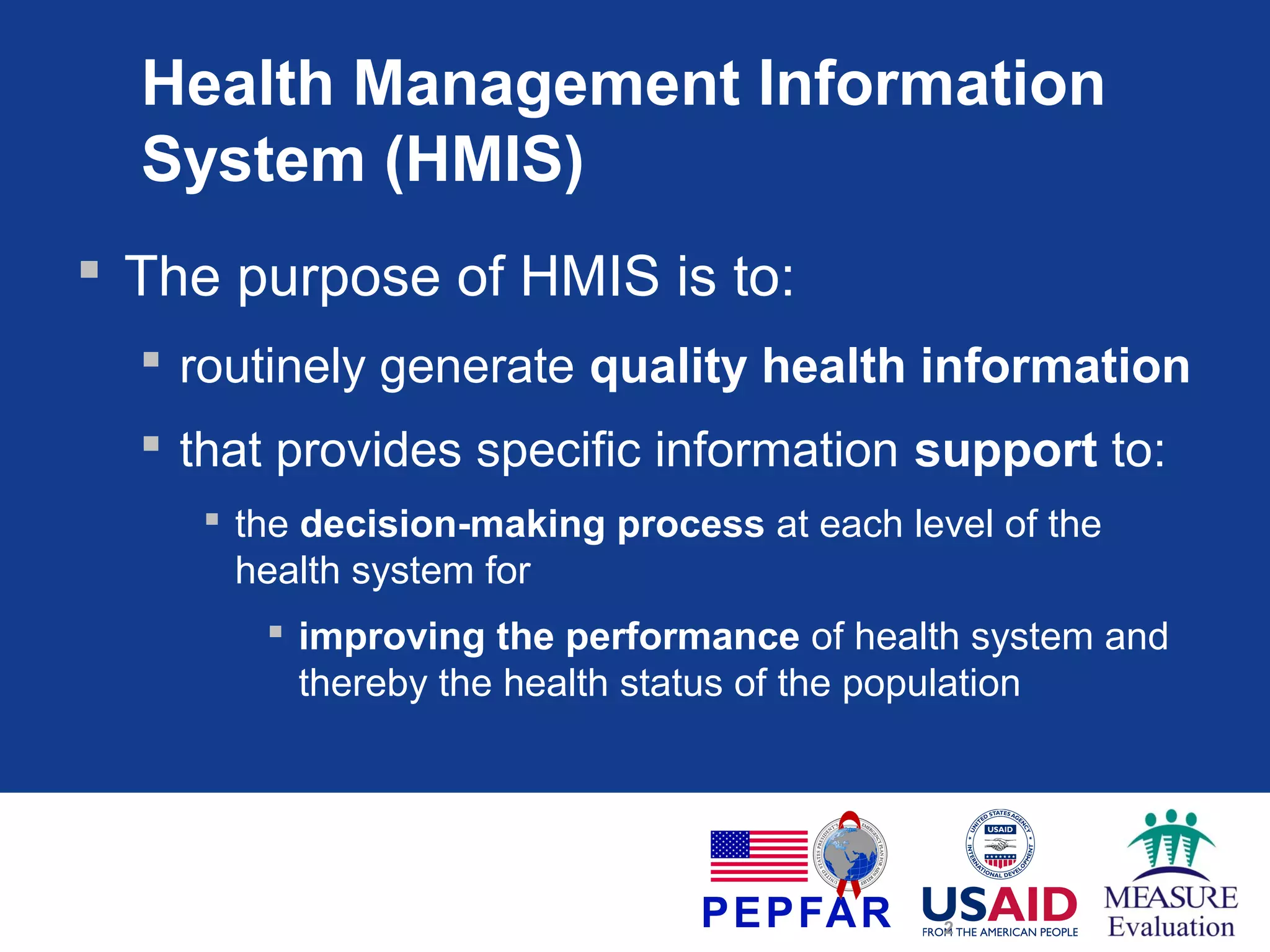 Health Management Information System in Ethiopia: Who Owns the HMIS | PPT