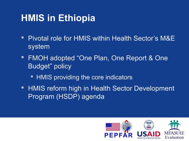 Health Management Information System in Ethiopia: Who Owns the HMIS | PPT | Healthcare Industry ...