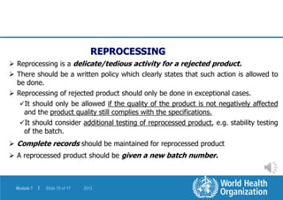 WHO- Self Inspection & Quality Audit_2012.ppt