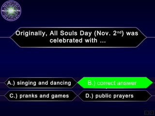Who wants to be a millionaire - Ηalloween | PPT
