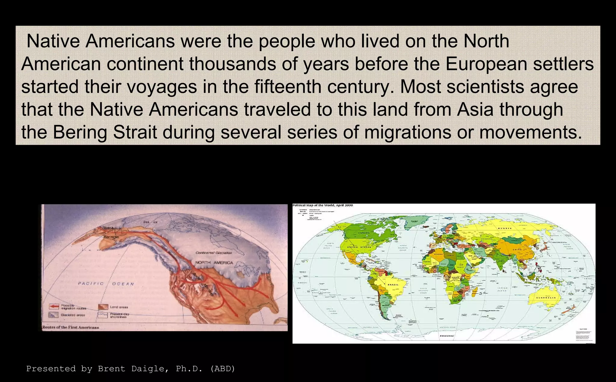 Who Were The First Americans | PPT