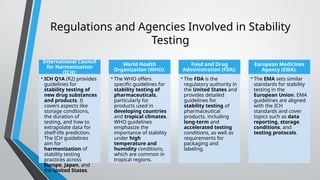 UNIT3- M.PHARM- SEM1st-WHO ICH Stability Testing Guidelines (DHANASHREE ...