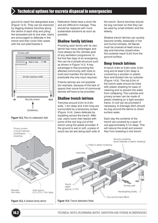 Who 2011 technical options for excreta disposal in emergencies | PDF