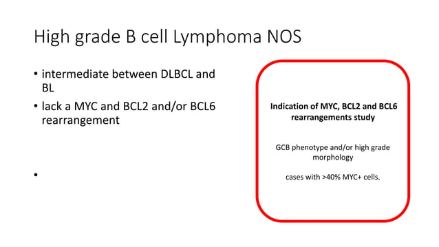 WHO 2016 lymphoma classification | PPTX