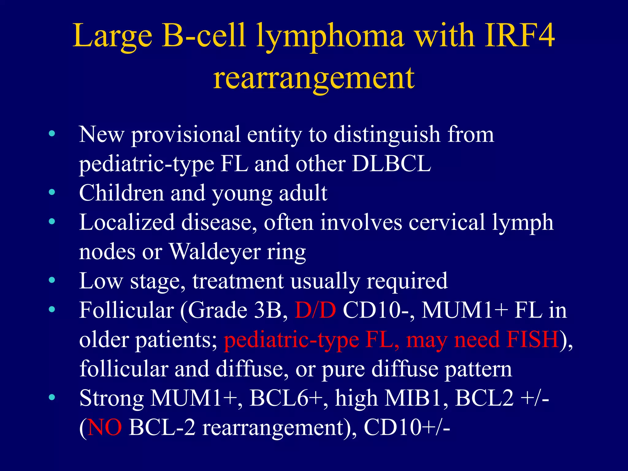 Who 2016 updated classification of lymphoid neoplasm | PDF | Cancer ...