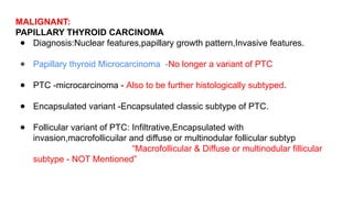 WHO 2022 Thyroid betehesda pathology new | PPTX