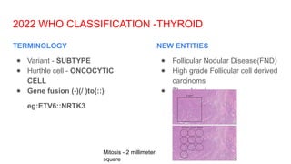 WHO 2022 Thyroid betehesda pathology new | PPTX