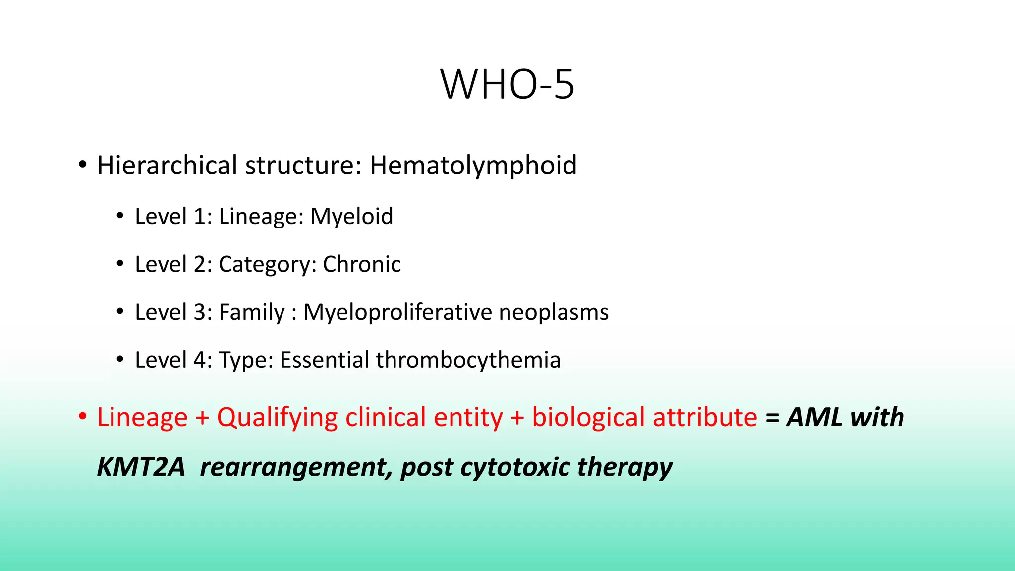 5th EDITION OF WHO HEMATOLYMPHOID TUMORS- PART 1 (MYELOID) .pptx