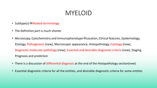 5th EDITION OF WHO HEMATOLYMPHOID TUMORS- PART 1 (MYELOID) .pptx