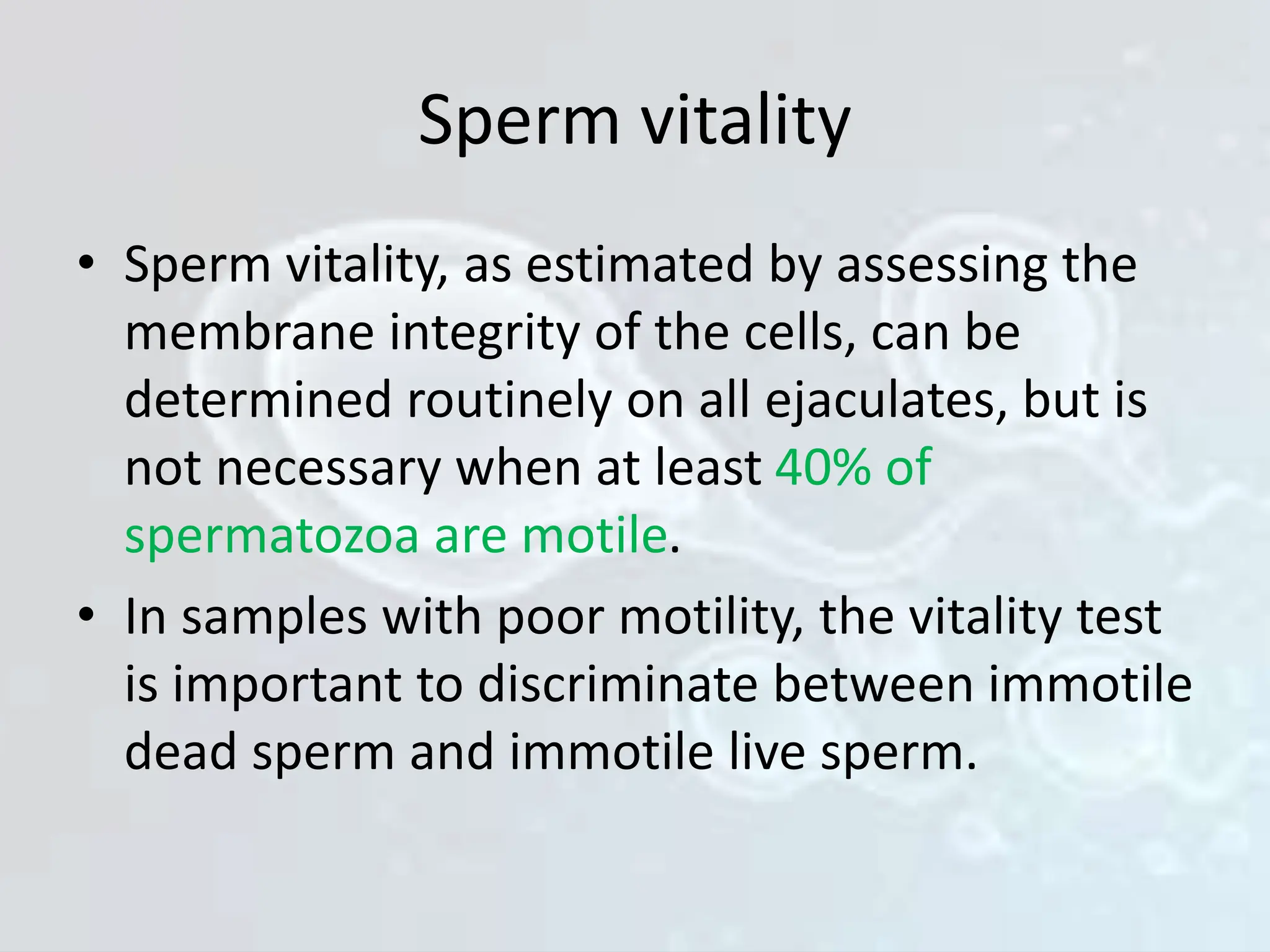 WHO 6TH EDITION UPDATE FOR SEMEN ANALYSIS | PPTX