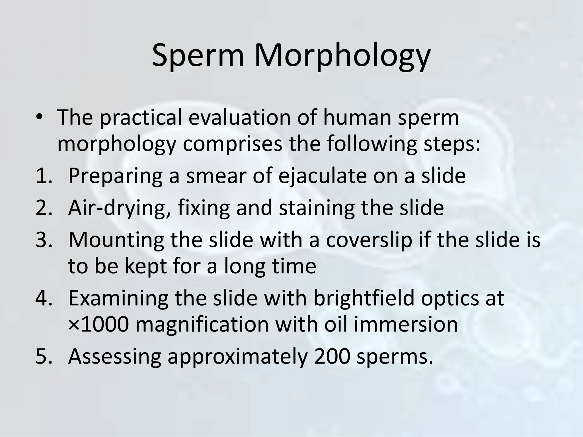 WHO 6TH EDITION UPDATE FOR SEMEN ANALYSIS | PPTX