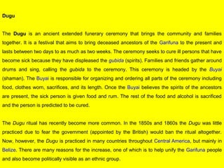 Who are the garinagu | PPT