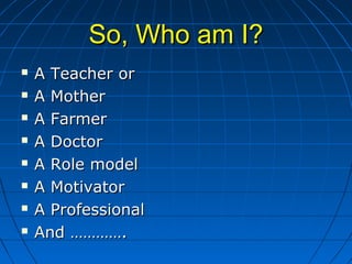 Who am i | PPT
