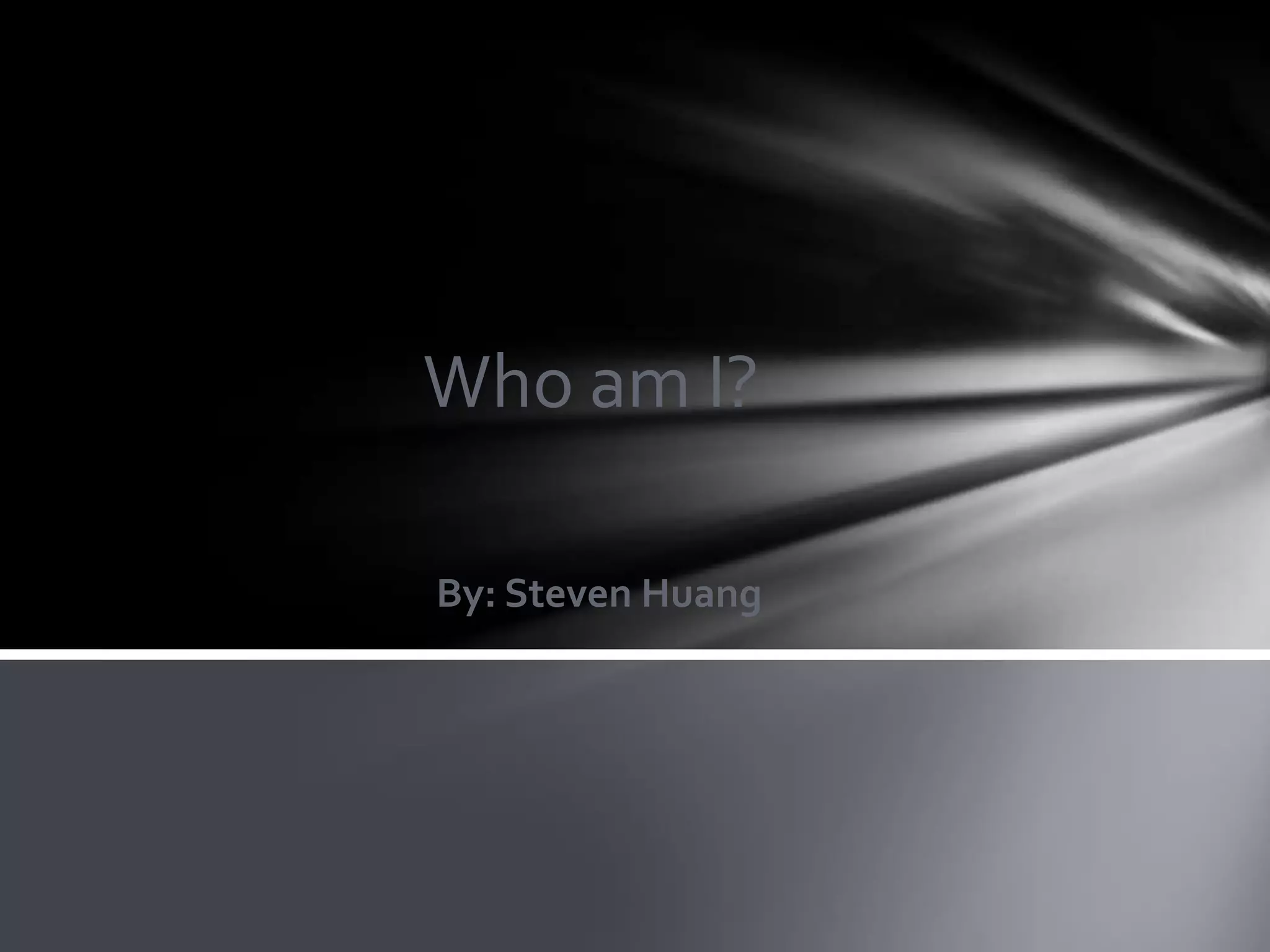 Who am i | PPT