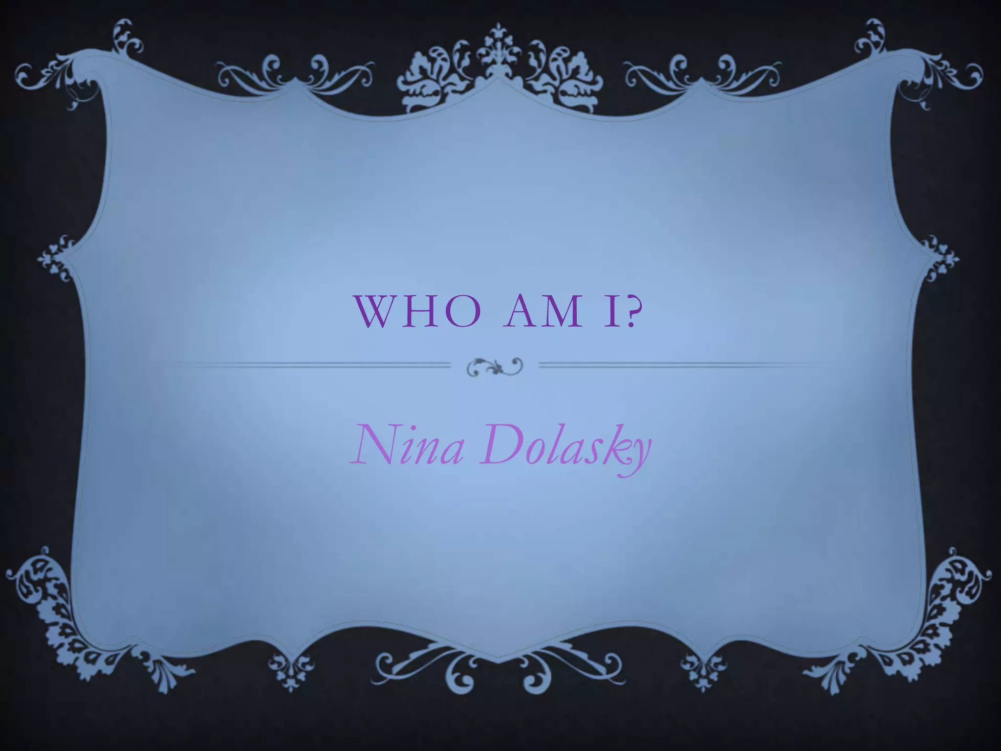 Who am i | PPT