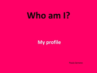 Who am I?. | PDF