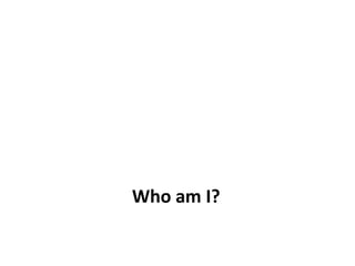 Who am i template | PPT