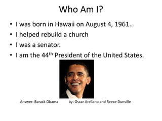 Who am i af am | PPTX