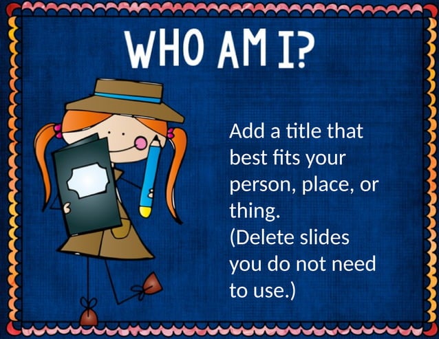 Who Am I Picture Drawing Conclusions.pptx