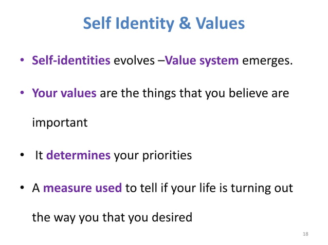 'Who am I?' Exploring Personal Identity | PPTX