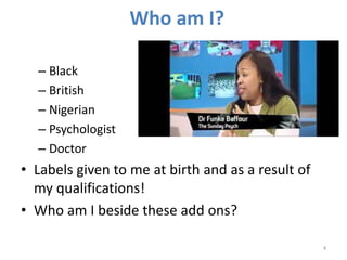 'Who am I?' Exploring Personal Identity | PPTX