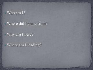 Who am I? | PPTX