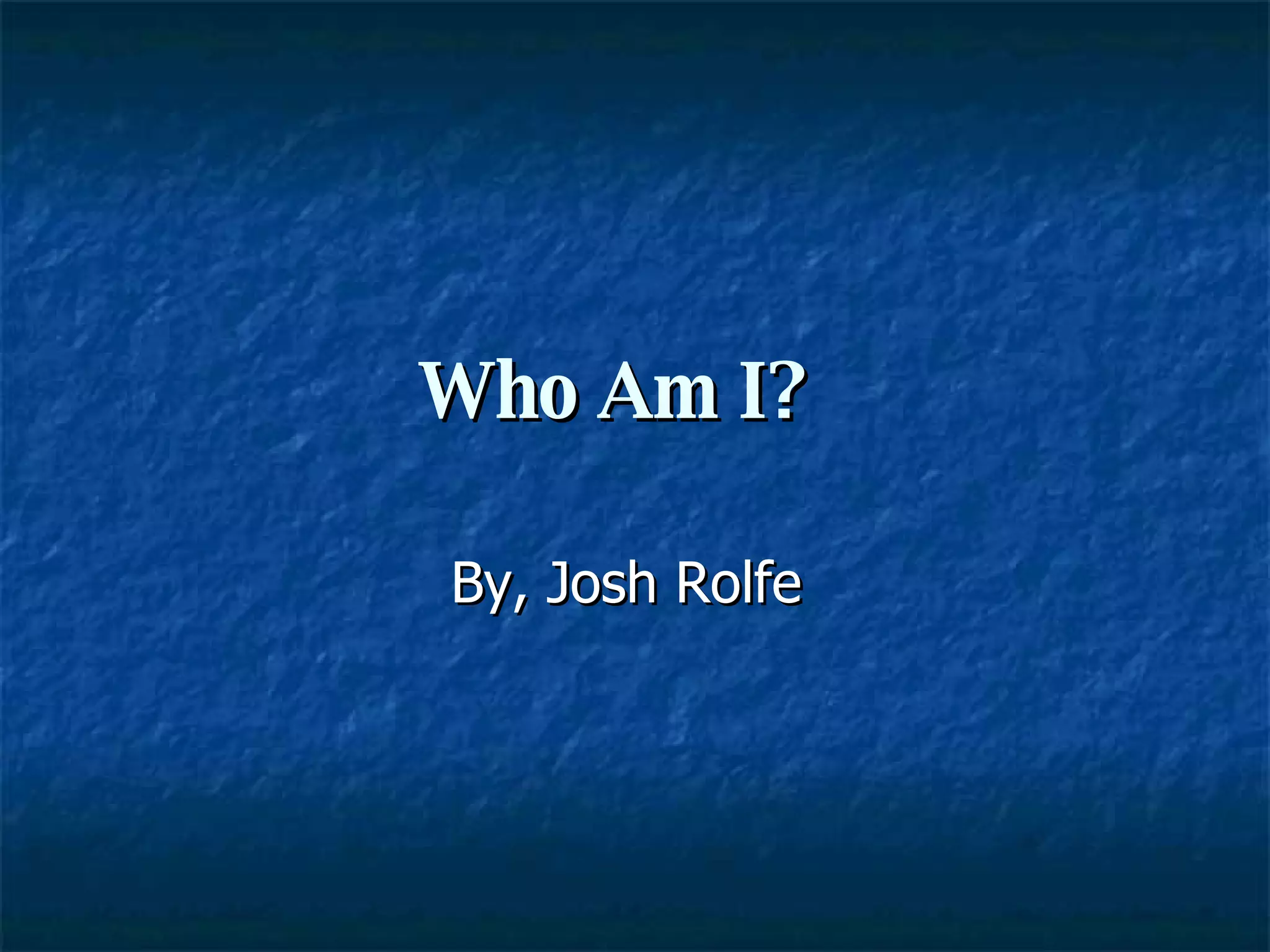 Who+Am+I+Template | PPT