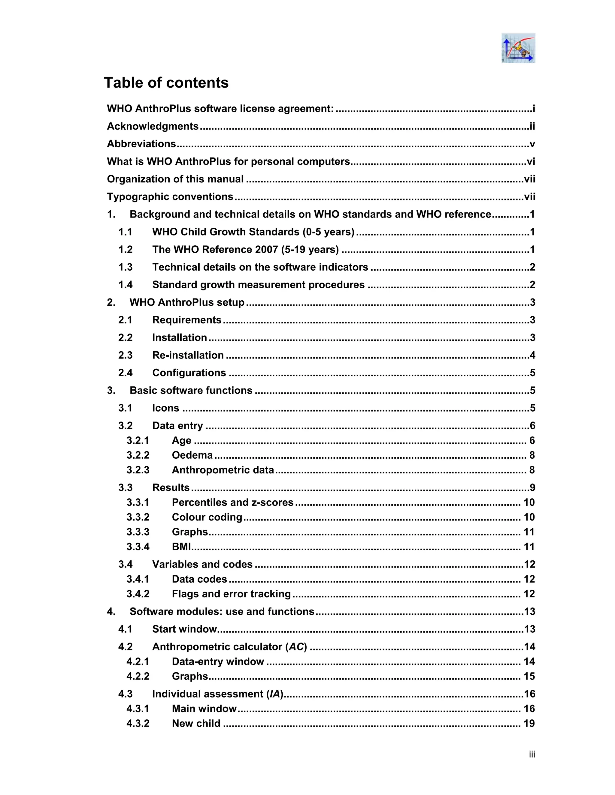Who anthroplus manual | PDF