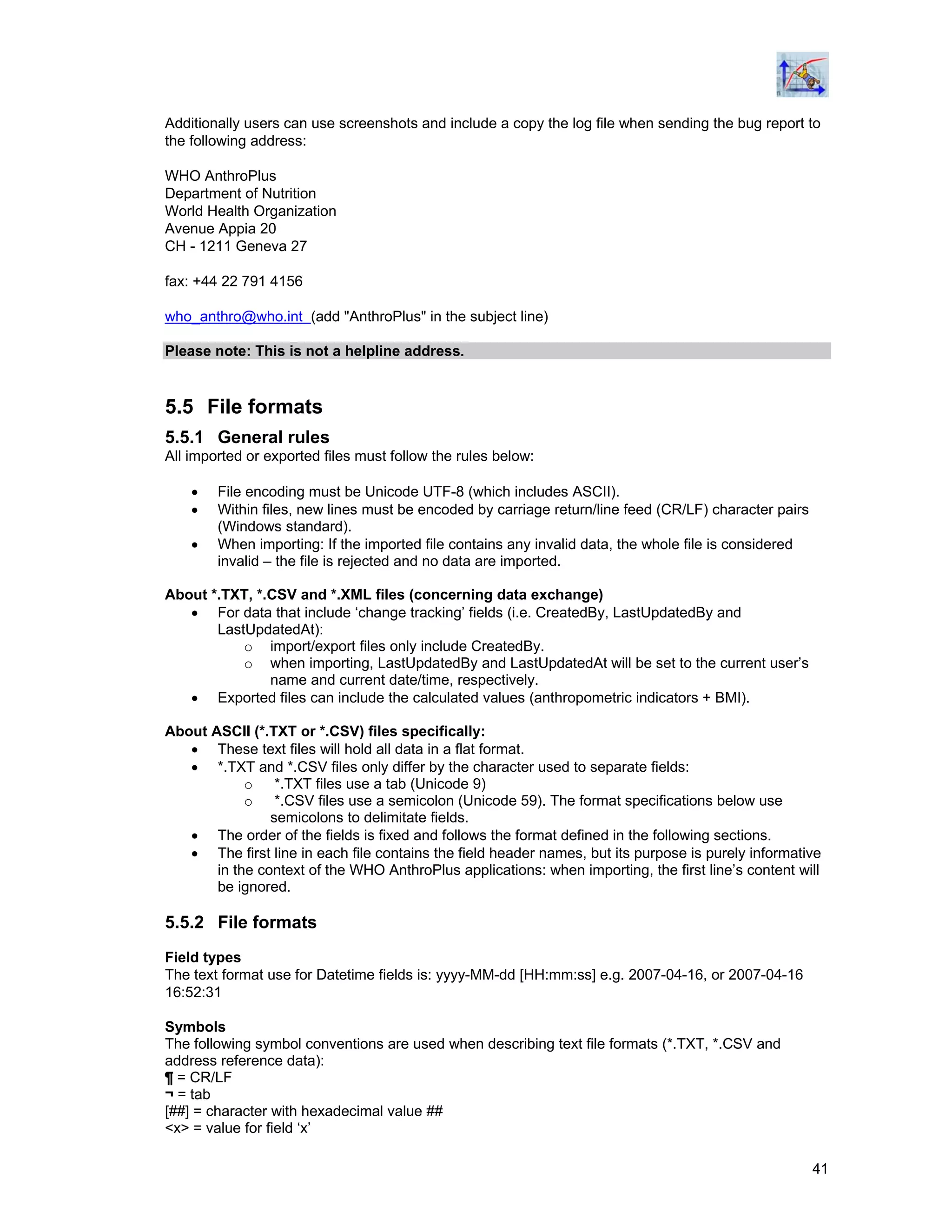 Who anthroplus manual | PDF